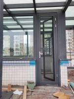 China Powder Coated Aluminum Casement Doors with 2mm Thickness and 5-Year Warranty for Residential and Commercial Use for sale