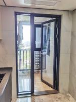 China EPDM Seal Aluminum Casement Doors with 2mm Thickness and 5-Year Warranty - Powder Coated Double Glazed Swing Doors for sale