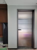 China 2mm Aluminum Casement Doors with Double Glazing - Waterproof Powder Coated Swing Entry Doors for Home & Office for sale