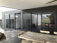 China Powder Coating Aluminum Folding Doors 1.0mm-2.0mm Thickness with 5-Year Warranty for Residential Use for sale