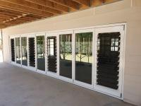 China WY-Tec Aluminum Folding Doors 1.0mm-2.0mm Thickness with 5-Year Warranty - Powder Coated Security Doors for sale