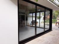 China WY-Tec Aluminum Folding Doors 1.0-2.0mm Thickness with Powder Coated Frame and 5-Year Warranty for sale