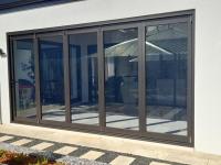 China WY-Tec Aluminum Folding Doors 1.0-2.0mm Thickness with Powder Coated Frame and 5-Year Warranty for sale