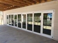 China 1.0mm-2.0mm Aluminum Folding Doors with Powder Coating - Manual/Automatic Operation & 5-Year Warranty for sale