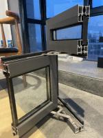 China Durable Safety Aluminum Casement Windows Size Customized Soundproof for sale