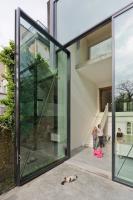 China WY-Tec Aluminium Pivot Doors - High Security, Thermal Insulation, 5-Year Warranty, Custom Sizes for sale