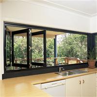 China Custom Aluminum Bifold Windows with Double Glazing - 5-Year Warranty, Stainless Steel Hardware for Residential & Commercial Use for sale