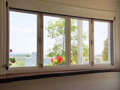 China WY-Tec Aluminum Bifold Windows with 5-Year Warranty - Soundproof Double Glazed High Security Design for sale