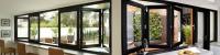 China Custom Aluminum Bifold Windows with 5-Year Warranty - Powder Coated Finish & Double Glazed Glass for Commercial & Residential Use for sale