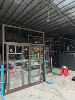 China Custom Powder Coated Aluminium Sliding Windows 60-95 Series with 10 Year Warranty and Optional Screen Netting for sale