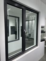 China White Powder Coated Aluminum Casement Windows 90 Degree Opening Anodized Surface Fiberglass Screen for sale