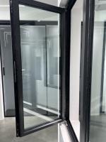 China Aluminum Casement Windows 8mm Glass Germany Hardware Custom Sizes Energy Efficient for sale