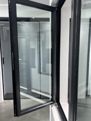 China Aluminum Casement Windows 8mm Glass Germany Hardware Custom Sizes Energy Efficient for sale