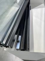 China Aluminum Casement Window 90 Degree Opening White Powder Coated Stainless Steel Mesh for sale