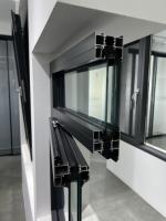 China Custom Aluminum Casement Window 10mm Glass Fiberglass Screen Noise Reduction Tempered Glass for sale