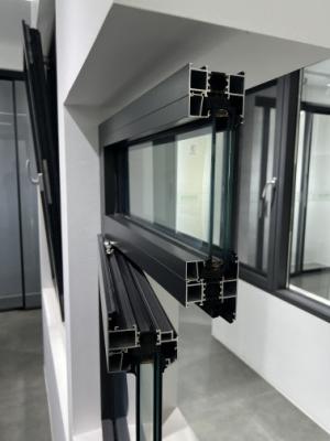 China Custom Aluminum Casement Window 10mm Glass Fiberglass Screen Noise Reduction Tempered Glass for sale