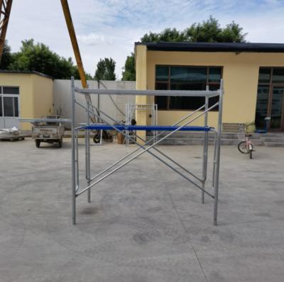 China Adjustable Steel H Frame Scaffolding Easy Assembly / Disassembly For Safe Working Platform for sale