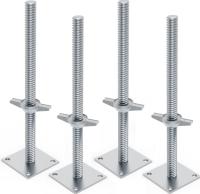 China Adjustable Scaffolding Jack Base , Scaffolding Screw Jack Base For Modular System / Uneven Surfaces for sale