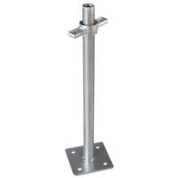 China Adjustable Scaffolding Jack Base , Scaffolding Screw Jack Base For Modular System / Uneven Surfaces for sale
