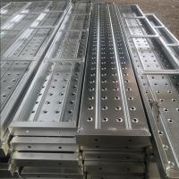 China Durable Scaffolding Steel Plank , Perforated Galvanized Steel Catwalk For Construction Access for sale