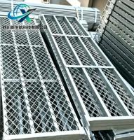 China Q235 Steel Anti Skid Scaffolding Walkboard Customized With Expanded Metal Deck Design for sale