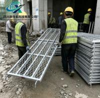 China Q235 Steel Anti Skid Scaffolding Walkboard Customized With Expanded Metal Deck Design for sale