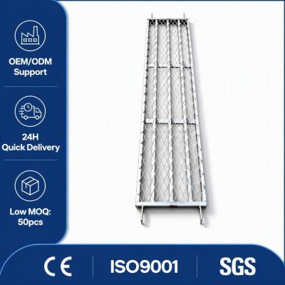 China Durable Anti Slip Catwalk Metal Plank For Portal Frame Scaffolding Tower for sale