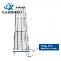 China Durable Anti Slip Catwalk Metal Plank For Portal Frame Scaffolding Tower for sale