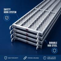 China Durable Anti Slip Catwalk Metal Plank For Portal Frame Scaffolding Tower for sale