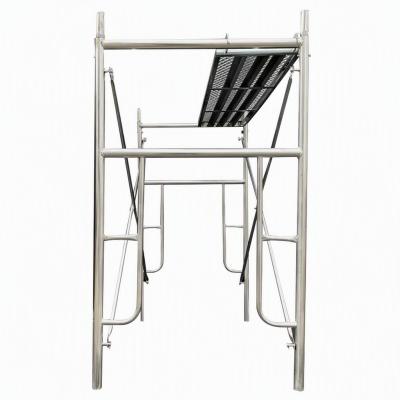 China HDG Q235 Steel Frame Scaffolding 1200x1930mm Heavy Duty Modular Scaffold EN 12810 for sale