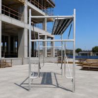 China HDG Q235 Steel Frame Scaffolding 1200x1930mm Heavy Duty Modular Scaffold EN 12810 for sale
