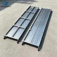 China Galvanized Q195 / Q235 Steel Scaffold Walkboard With Integrated Hook System for sale