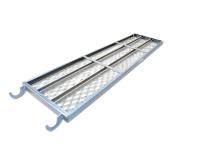 China Hotel / Villa Scaffolding Part Heavy Duty Scaffolding Metal Deck With Secure Hook Attachment for sale