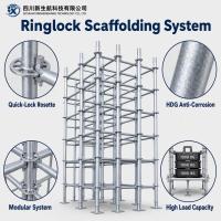 China Heavy Duty Galvanized Ringlock Ledger Brace OD48.3mm EN12810 Certified for sale
