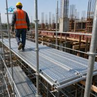 China Industrial Lightweight Metal Scaffolding Planks With Perforated Anti Slip Safety Deck for sale