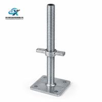China Premium EN1065 HDG Q235 Scaffold Screw Base Jack With Reliable Load Capacity for sale