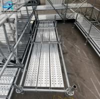 China Safety Perforated Scaffolding Metal Deck With Safe Connection Hook Hooks for sale