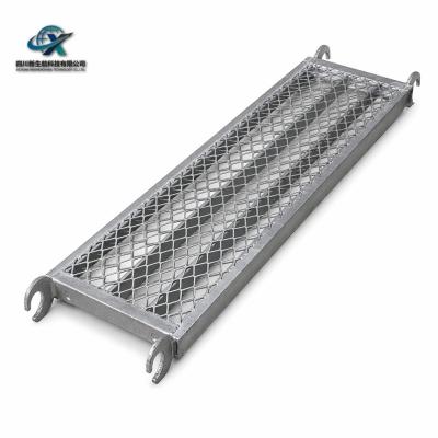 China EN1065 Scaffolding Part Industrial Scaffolding Walkboard With Perforated Working Surface for sale