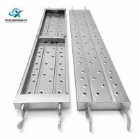 China Heavy Duty Steel Scaffolding Plank Quick Assembly With Pre Galvanized Surface for sale