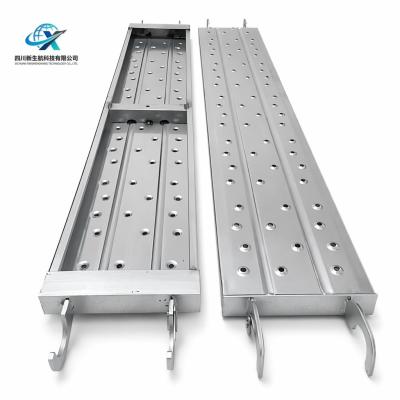 China Heavy Duty Steel Scaffolding Plank Quick Assembly With Pre Galvanized Surface for sale