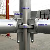 China Versatile Ringlock Diagonal Brace Swivel Clamps Q235 Steel Structural Stability for sale