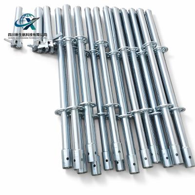China Hot Dip Galvanized Q235 Ringlock Scaffolding Vertical Standard 48.3mm for sale
