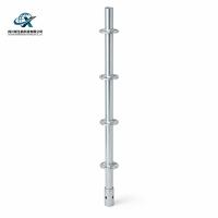 China Hot Dip Galvanized Q355B Ringlock Scaffold Vertical Pole 48.3x3.2mm for sale