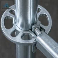 China Hot Dip Galvanized Q355B Ringlock Scaffold Vertical Pole 48.3x3.2mm for sale