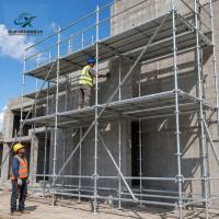 China Hot Dip Galvanized Q355B Ringlock Scaffold Vertical Pole 48.3x3.2mm for sale