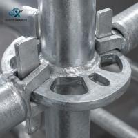 China OEM Q355B Galvanized Base Collar Scaffolding Vertical Standard 48.3mm Custom Length for sale