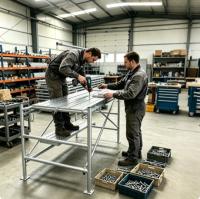 China Perforated Steel Scaffolding Walkboard For Maintenance / Installation for sale