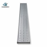 China HDG Steel Scaffold Plank 240mm Wide U Channel Walkway Platform Anti Slip for sale