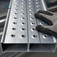 China HDG Steel Scaffold Plank 240mm Wide U Channel Walkway Platform Anti Slip for sale