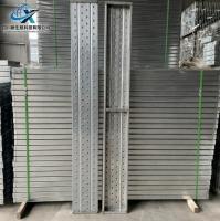 China 100% Recyclable Perforated Steel Scaffolding Plank With Anti Slip Punched Holes for sale